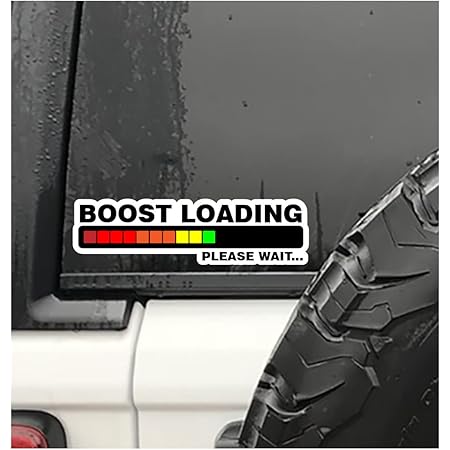 Amazon.com: Boost Loading Decal CAR Truck Window Bumper Sticker Boost ...