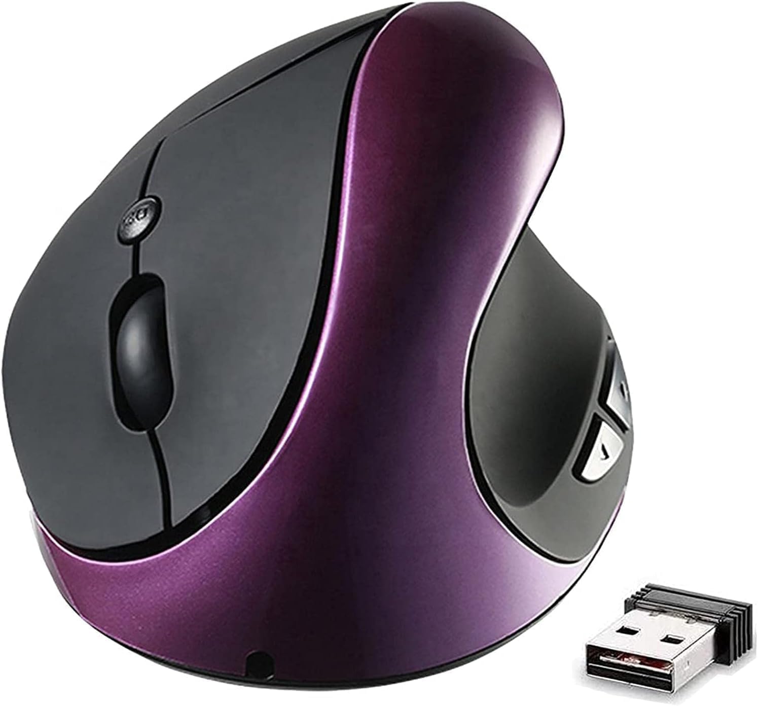 Ergonomic Vertical Mouse, Wireless 2.4G High Precision Rechargeable ...