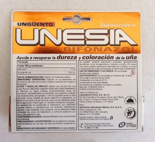 Reviews for Unguente Unesia Crema Nail Fungus Medical Ointment Cream ...