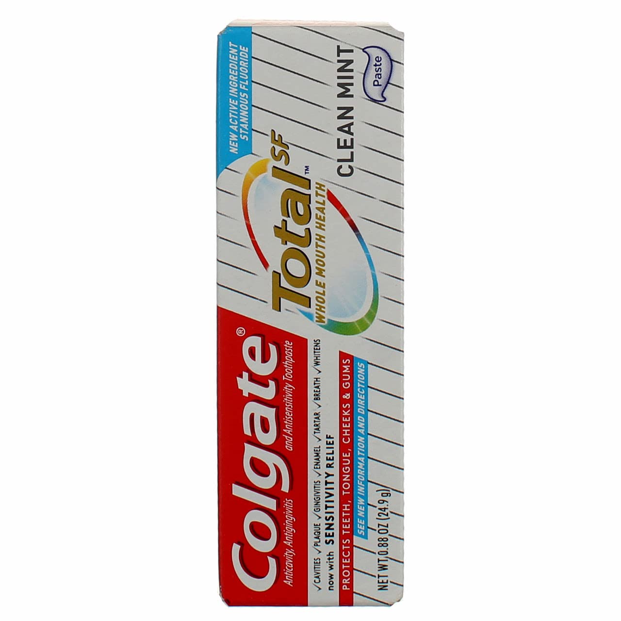 Amazon.com : Colgate Total Clean Mint Toothpaste 0.88 oz ( Pack of 4 ...