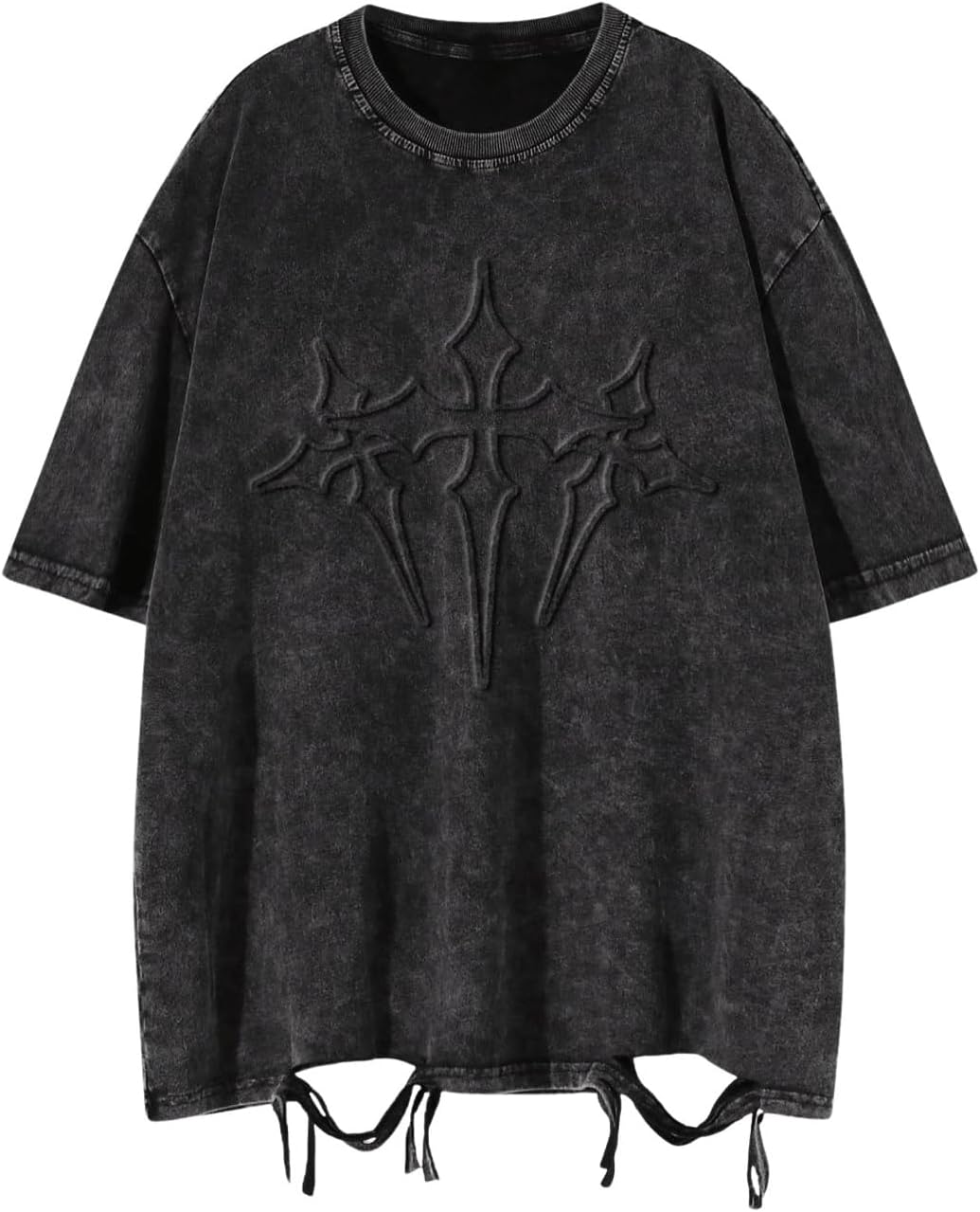 BEAUDRM Men's Vintage Graphic Tees Crew Neck Distressed Grunge Tops ...