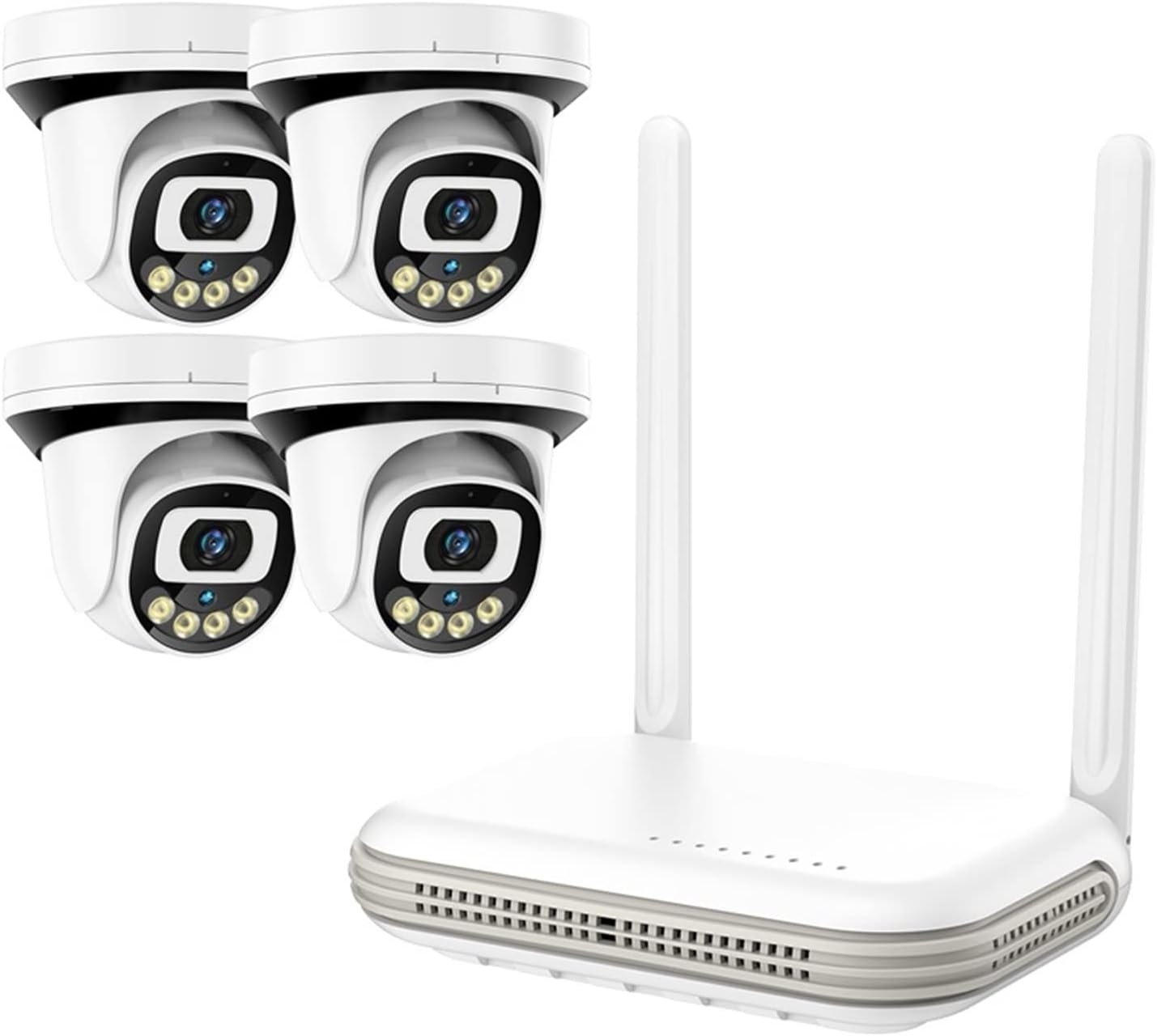 Security Camera System H.265 Wireless CCTV System 8CH Wifi Xmeye NVR ...