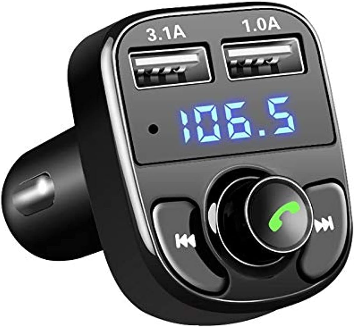 Car-X8 Wireless Car FM Player, 1 USB Port, AUX Cable Slot, Memory Card ...