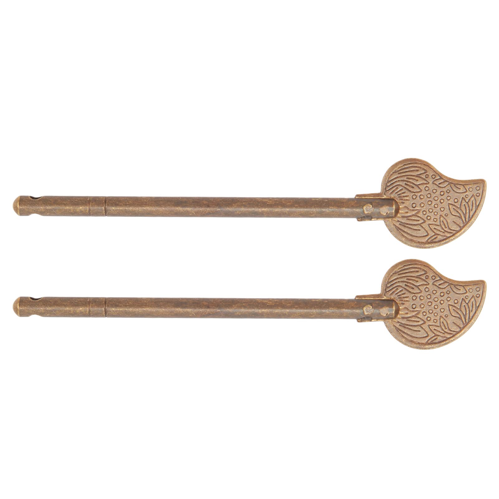 Chinese Leaf Bolt Locking Pin, 4.3in Safety Pure Brass Key Locking Arm ...