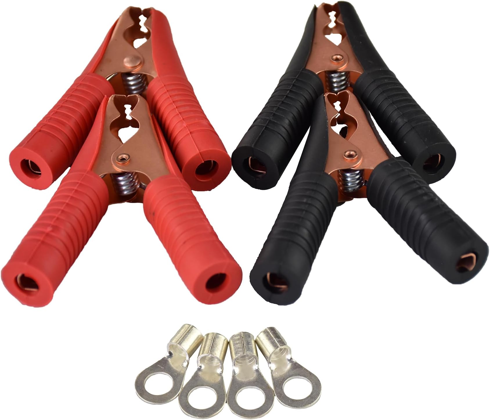 Heavy Duty alligator clamps 4 pairs (8 pcs) with 8pcs installing ...