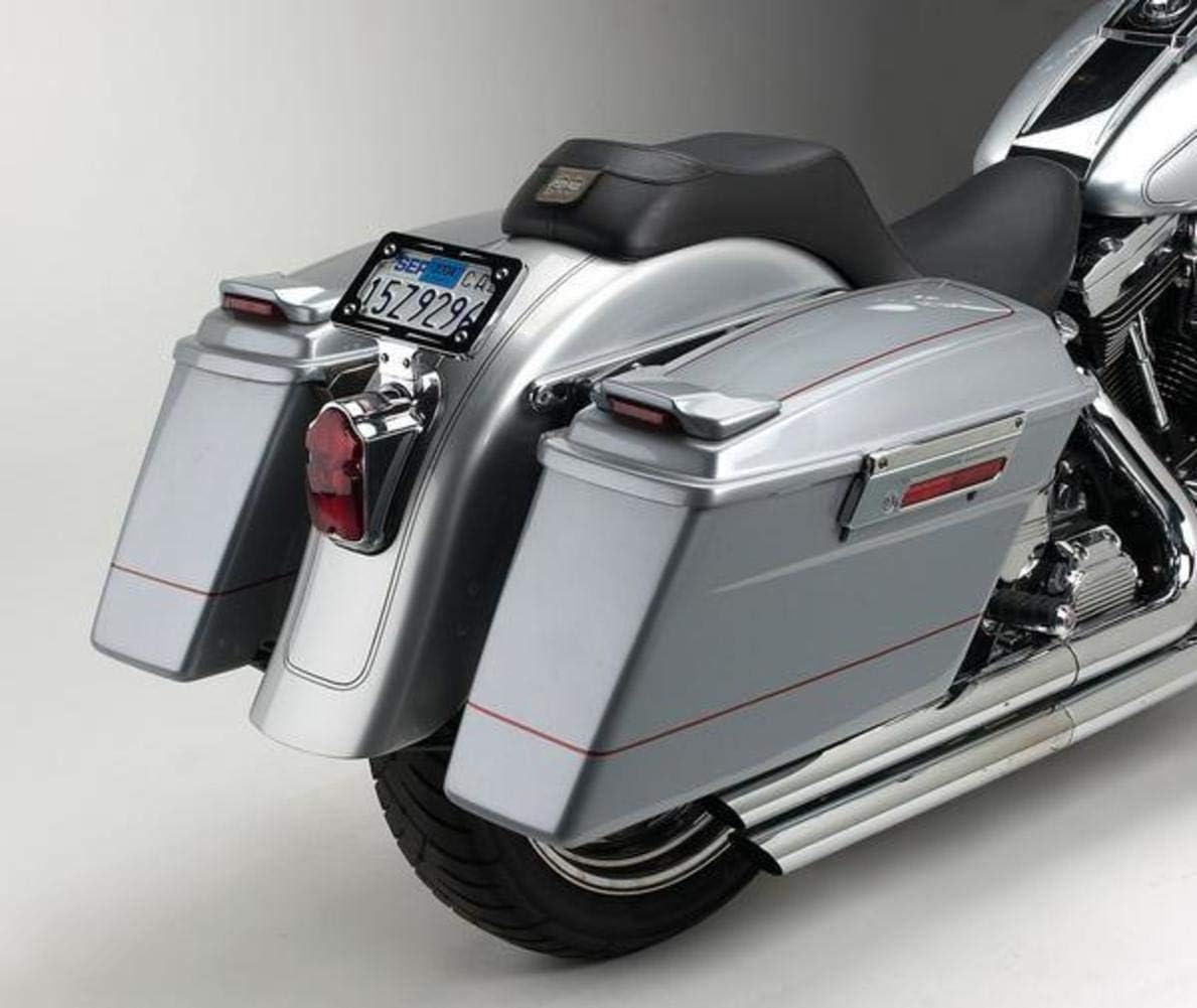 Amazon.com: Cycle Visions Bagger-Tail for Softail - Black Bag Mounts CV ...