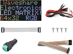 Waveshare RGB Full-Color LED Matrix Panel 2.5mm Pitch 64x32 Pixels ...