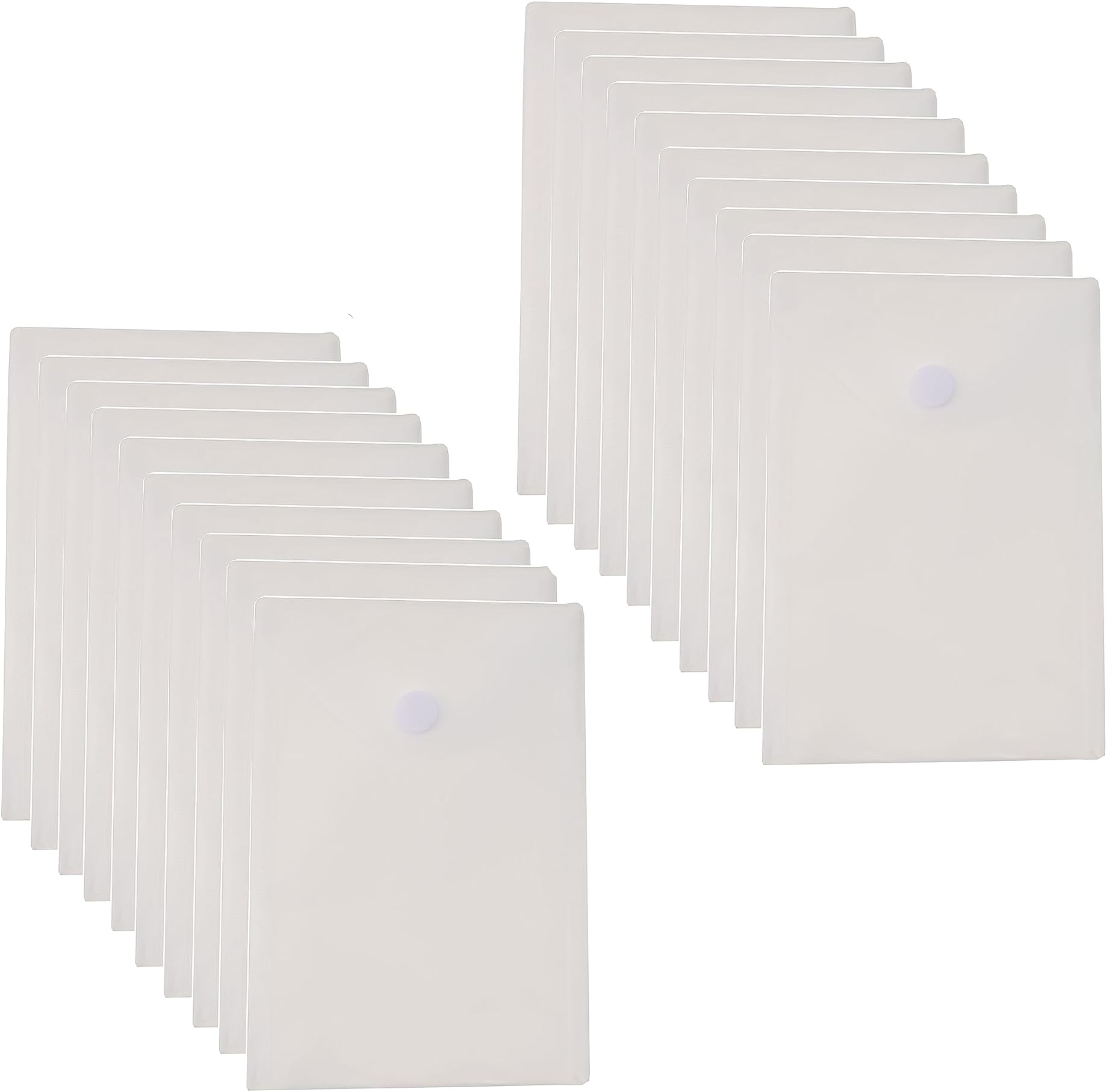Amazon.com : YESSART 6’’ x 9’’ Vertical Clear Plastic Envelopes Receipt ...