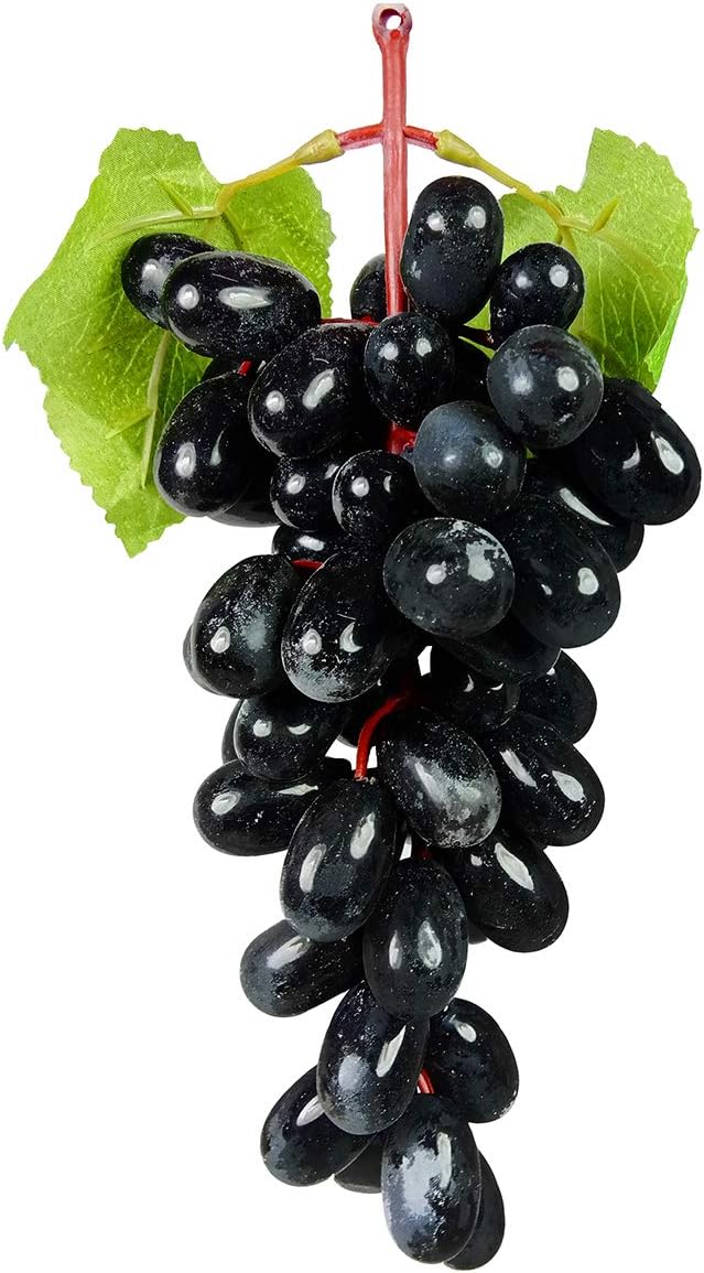 Buy NPRC Artificial Grapes Plastic Fruit Food Home Decor (Green) Pack ...