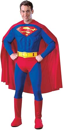 Amazon.com: DC Comics Deluxe Muscle Chest Superman : Clothing, Shoes ...