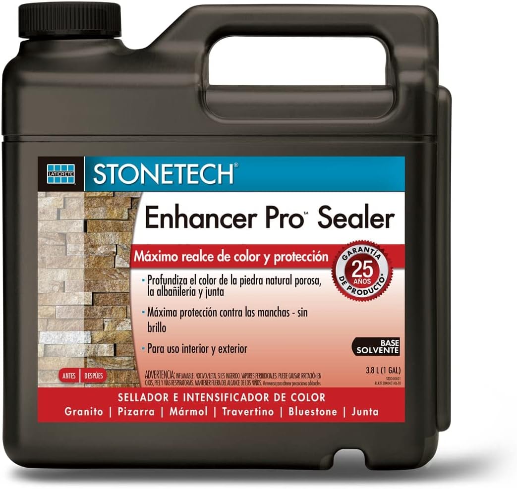 StoneTech Sealer Sellador para Piedra para Proteger y Darle Aspecto Natural Superficies de ...
