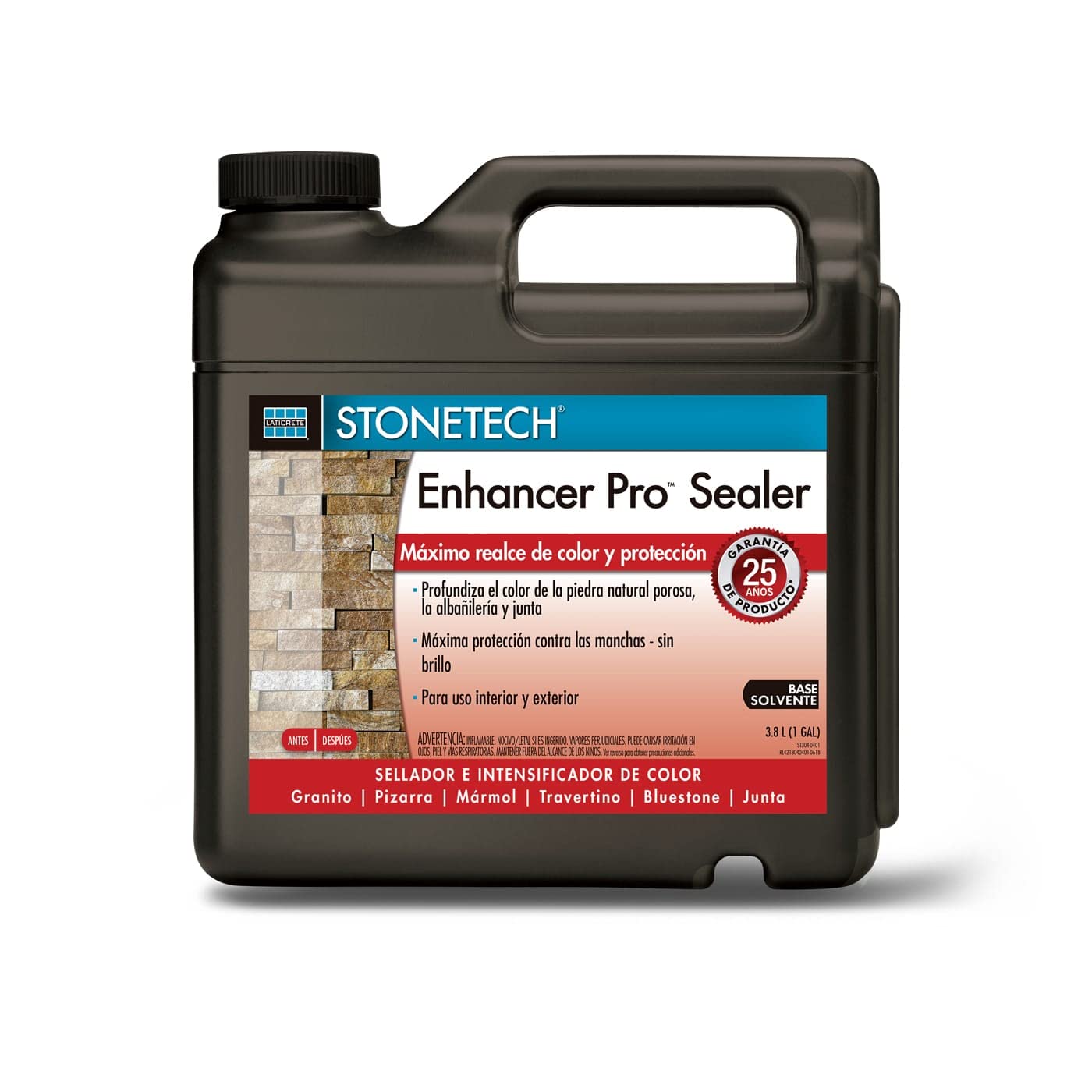 Sellador para Piedras Naturales Base Solvente LATICRETE STONETECH ...