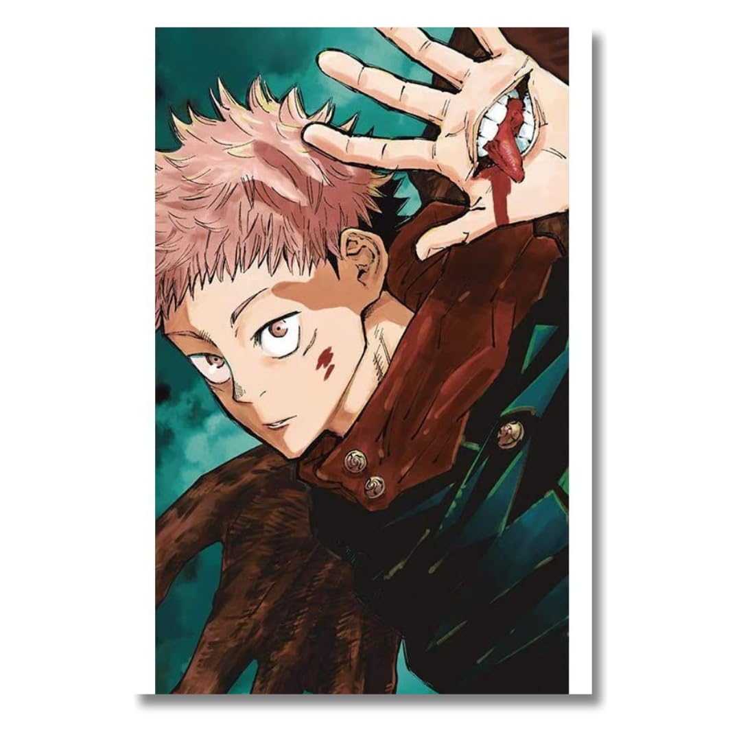 Yuji Itadori | Jujutsu Kaisen Posters for Wall | A3 and A4 sizes | 400 ...
