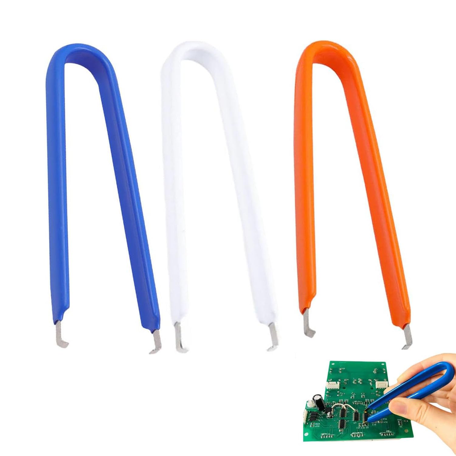 Amazon | IC引き抜き工具U型IC抜去器ICチャック素子チャック集積ブロック抜去器分解電子部品ツール3個 | 旋盤アクセサリ