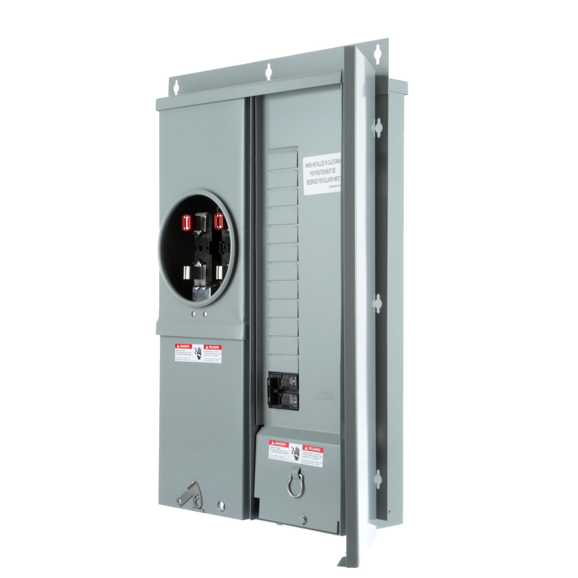 Flush Mount Electrical Panel Siemens 100-Amp 12 Space 24 Circuit Meter ...
