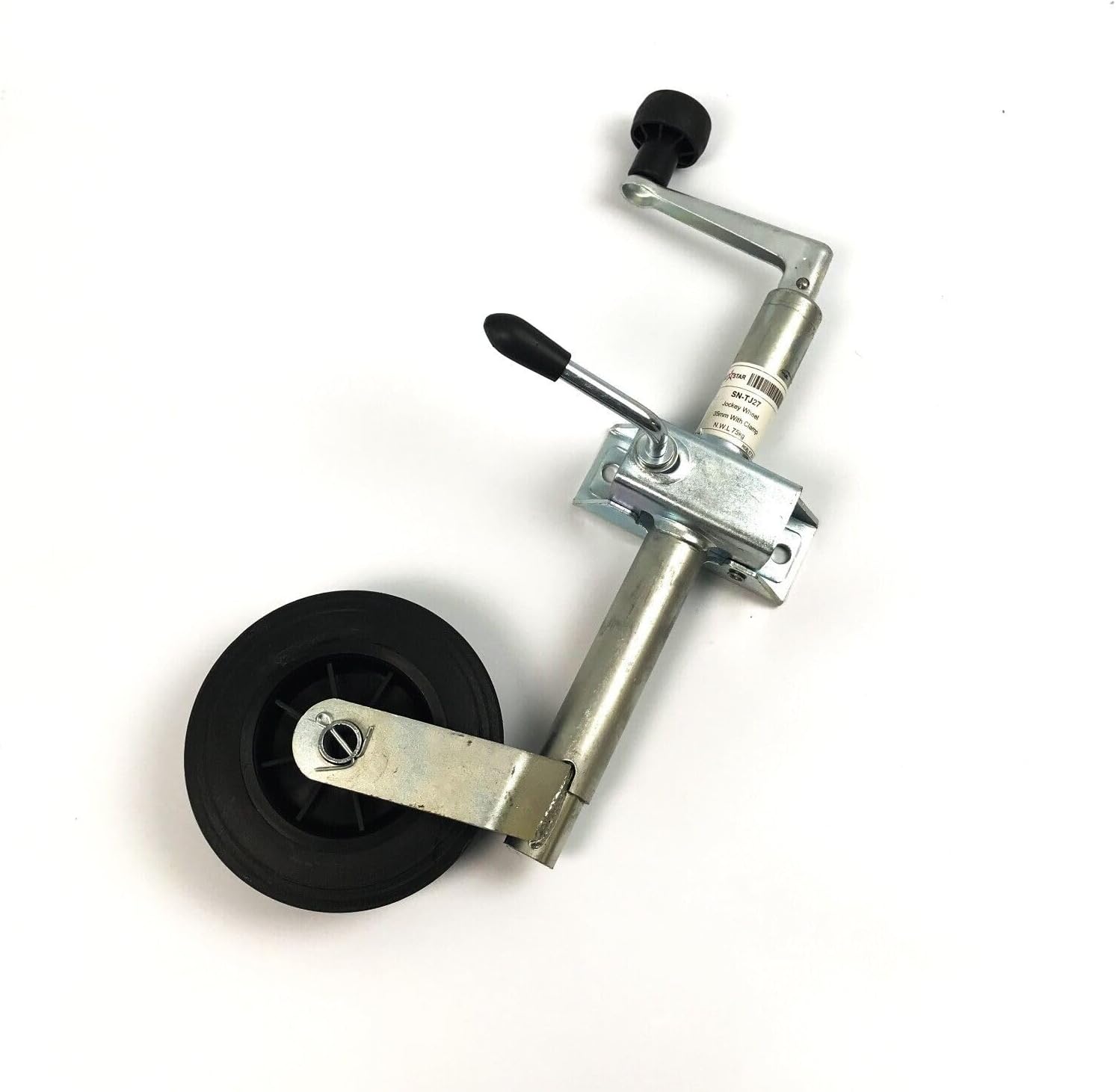 RED STAR 75KG 34mm Telescopic Jockey Wheel With Clamp : Amazon.co.uk ...