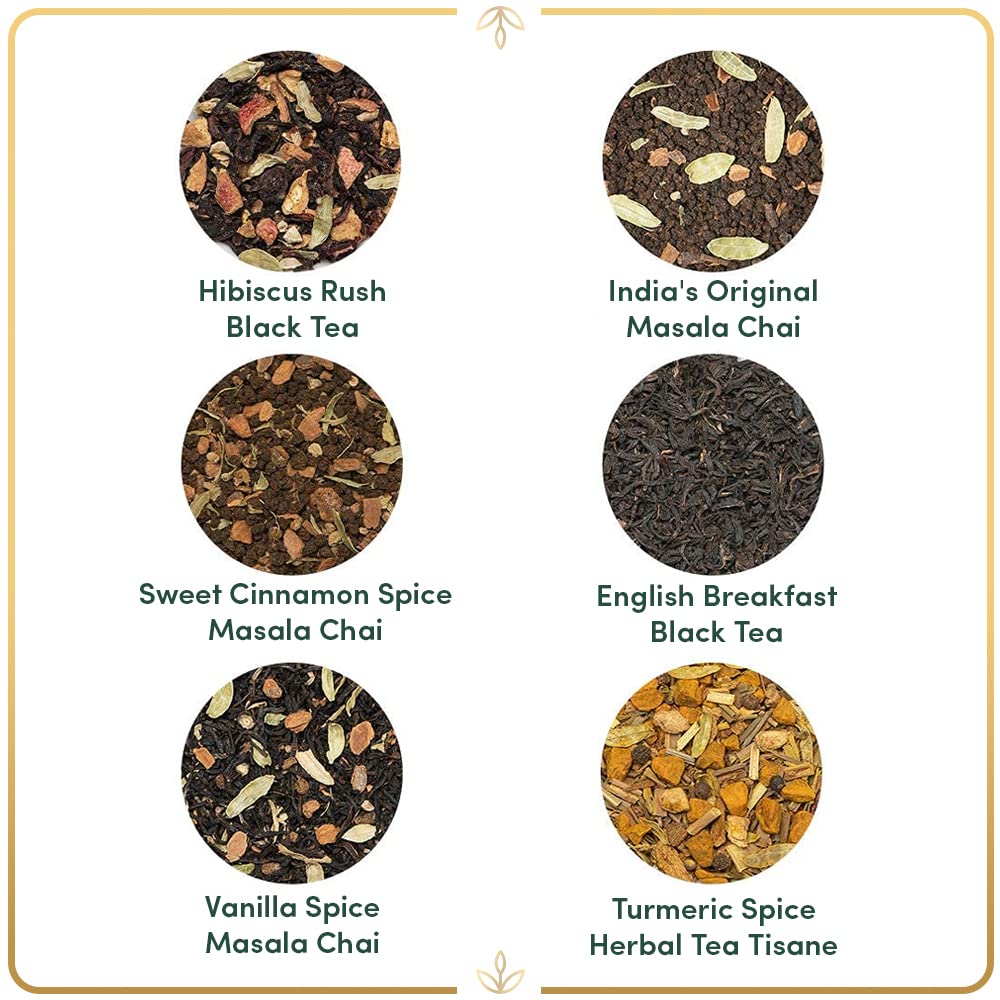 Snapklik.com : Assorted Tea Gift Set - Glow, 6 Teas In Luxury Gift Box ...