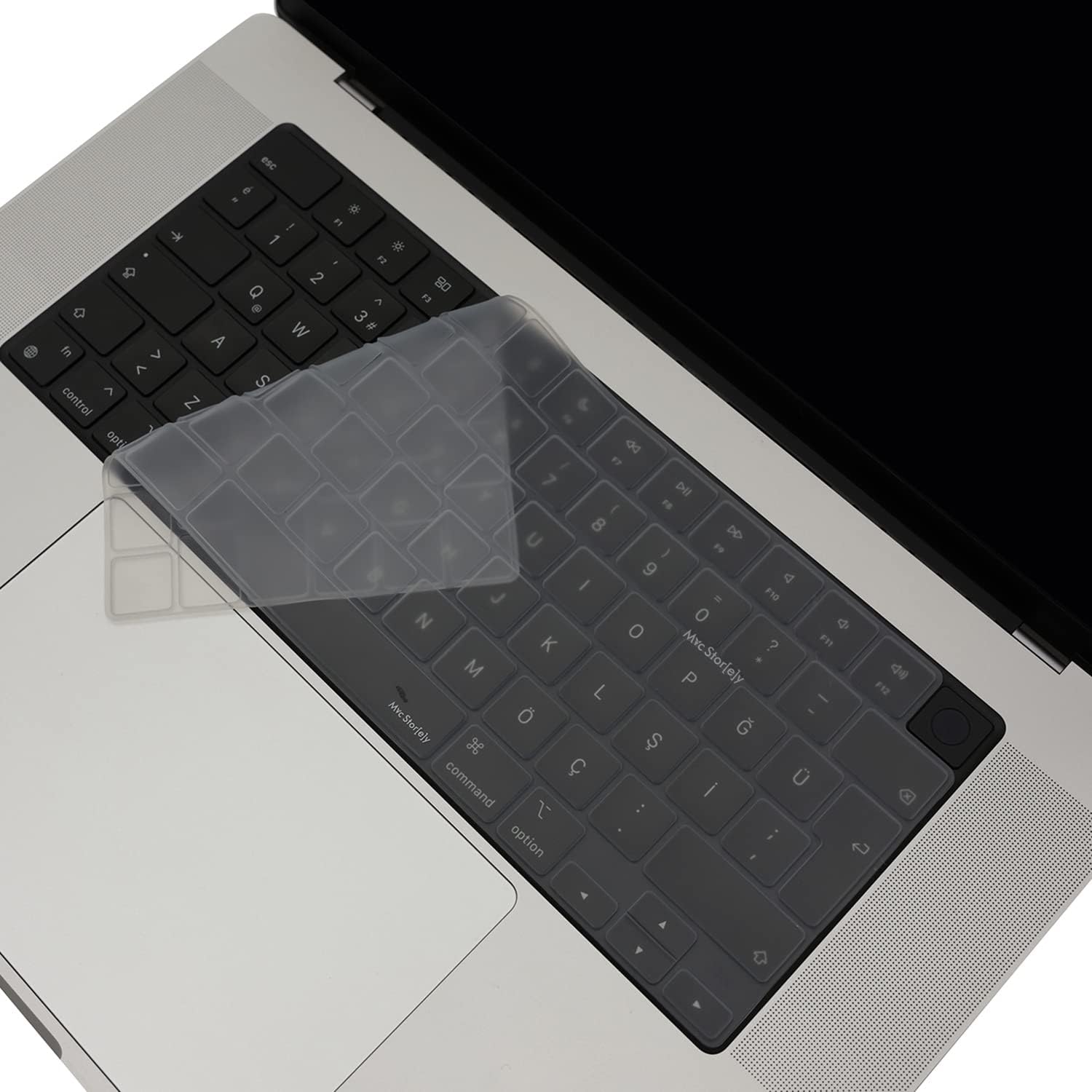 McStorey Macbook Kılıf Klavye Koruyucu M1-M2-M3 (Türkçe Q) TouchID'li ...