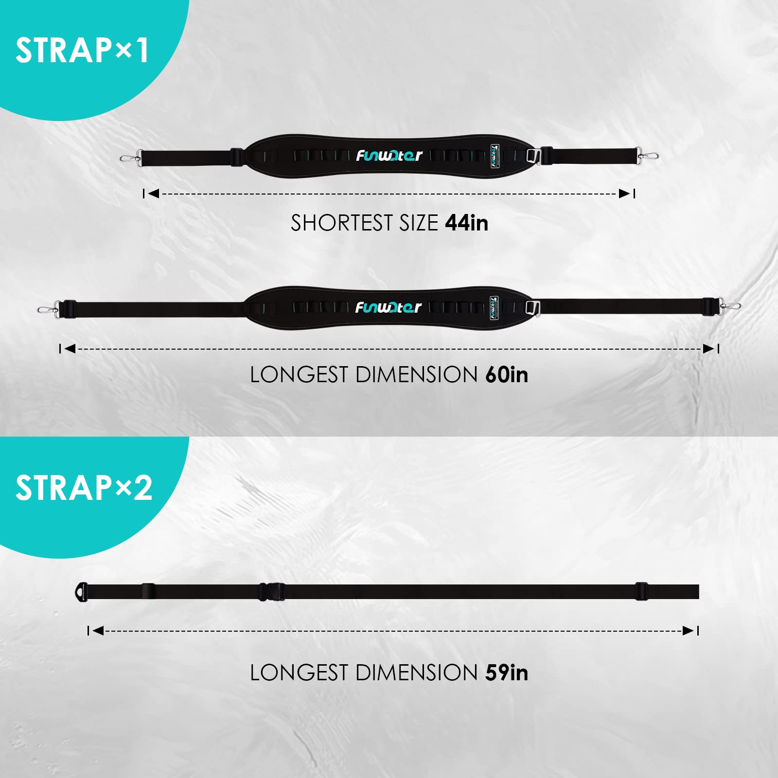 Snapklik.com : FunWater SUP Carry Strap Harness Adjustable Shoulder ...