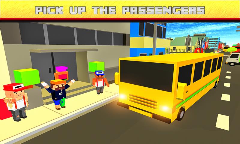 Cube Craft Pixel School Bus 3D:www.amazon.com:Appstore for Android