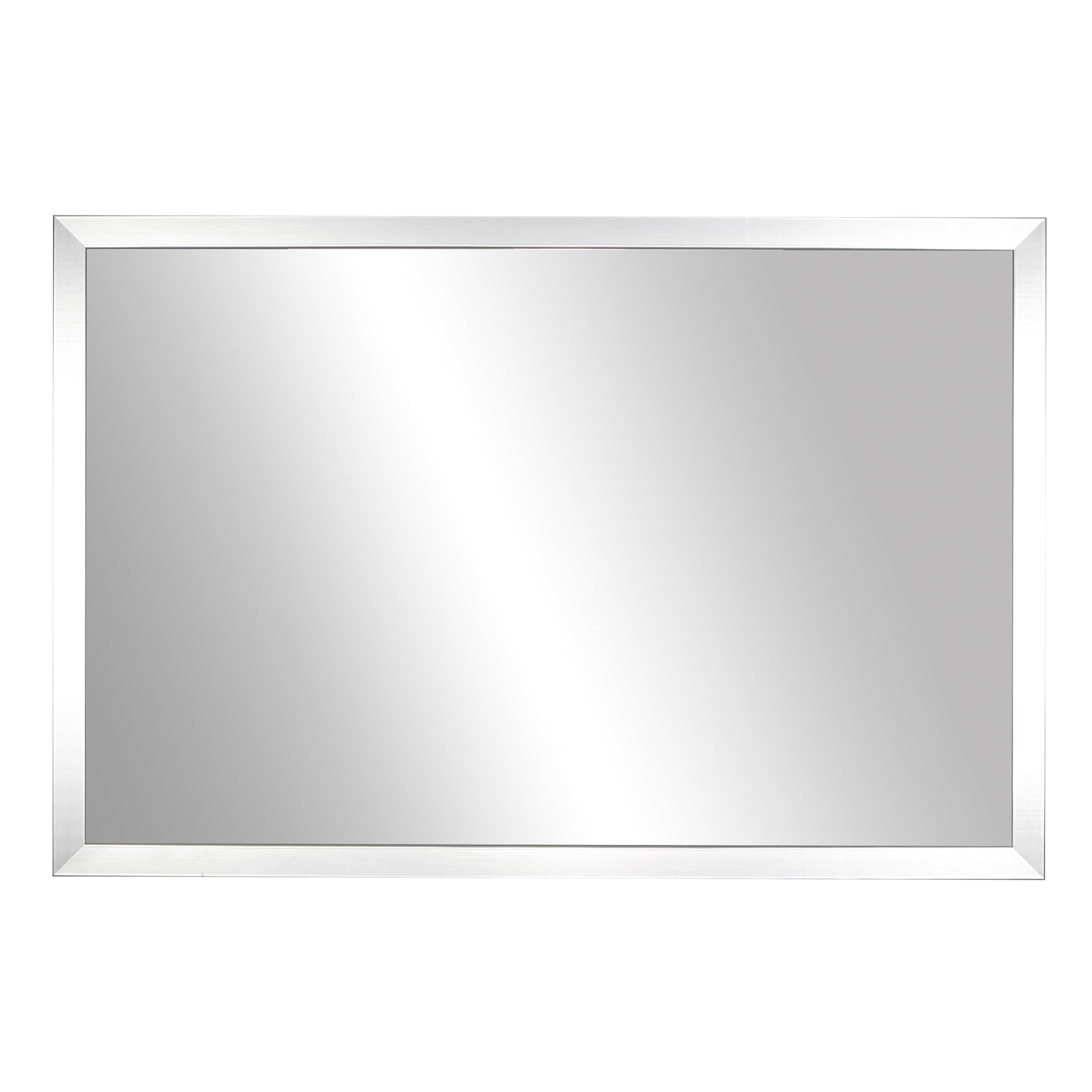 Amazon.com: Frame My Mirror Silver Framed Mirror, 36" x 54" Mirror for ...