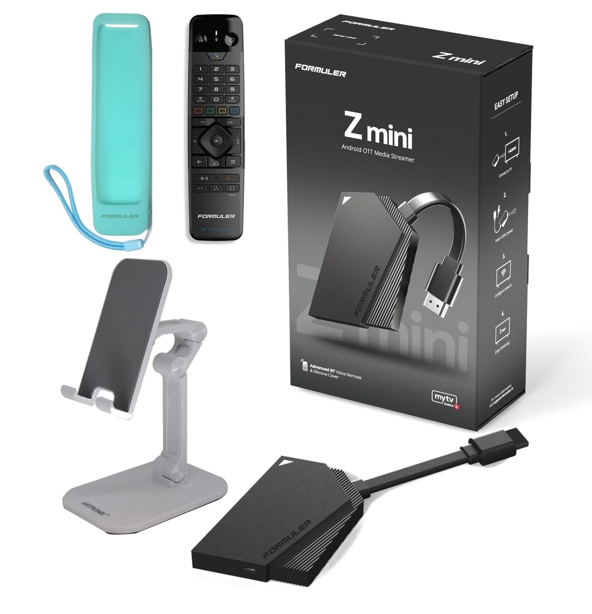 Formuler Z Mini Android 12 Dual Band 5G 2GB Ram 8GB ROM 4K + Extra Desk ...