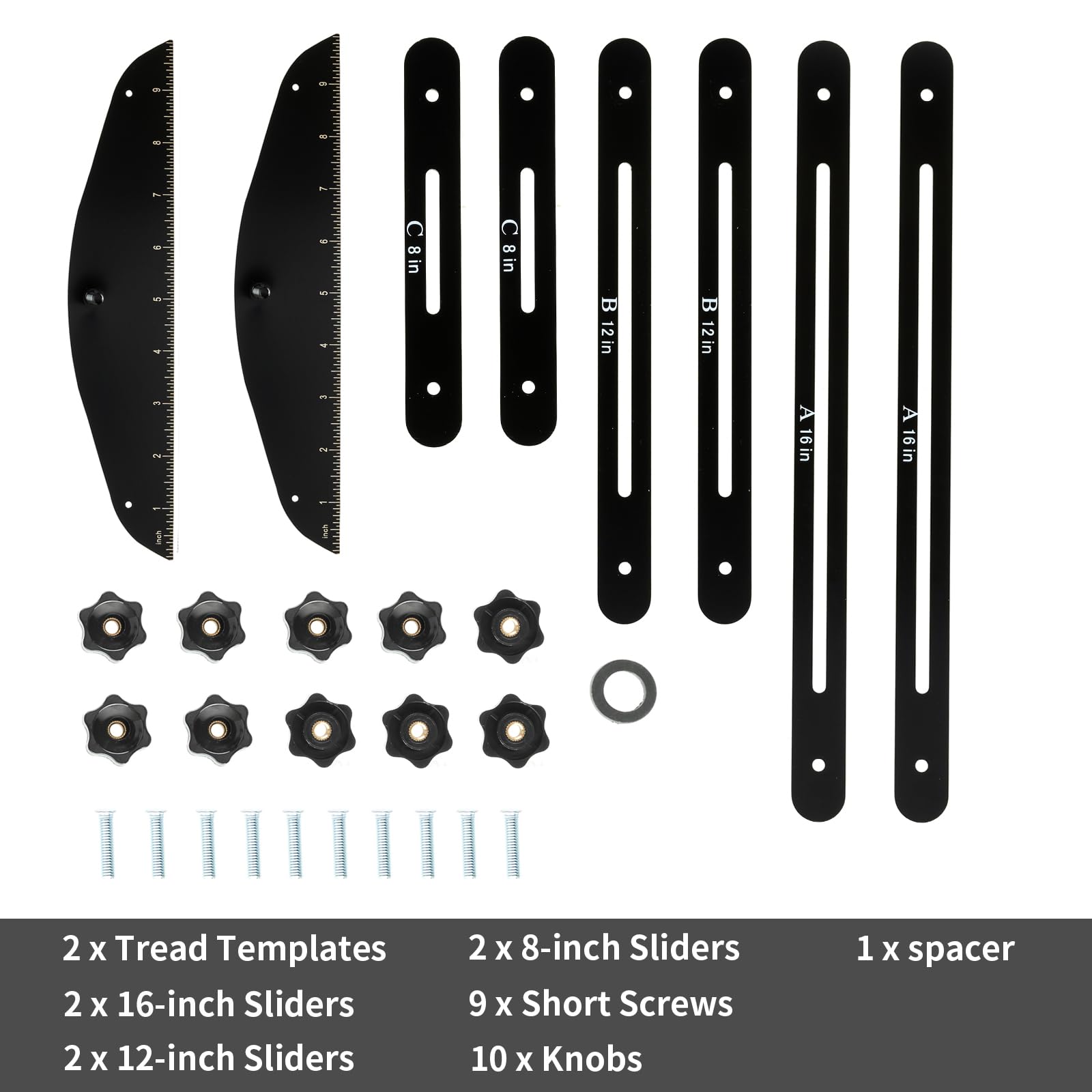Snapklik.com : Stair Tread Template Tool, Stair Tread Jig Stair Gauge ...