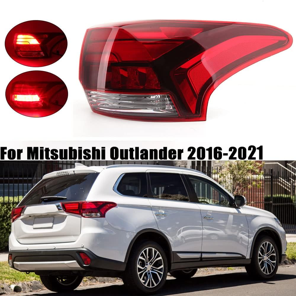 Clidr Tail Light Rear Outer Lamp Taillamp Assembly for Mitsubishi ...