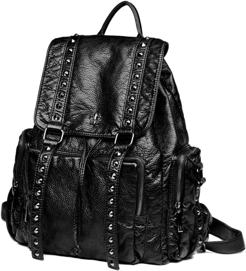 Amazon.com | Ro Rox Iris Punk Goth PU Unisex Adult Uni Large Backpack ...
