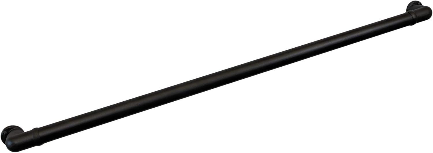 Aluminum Handrail Direct CHR 7' Handrail Section with Returns - Texture ...