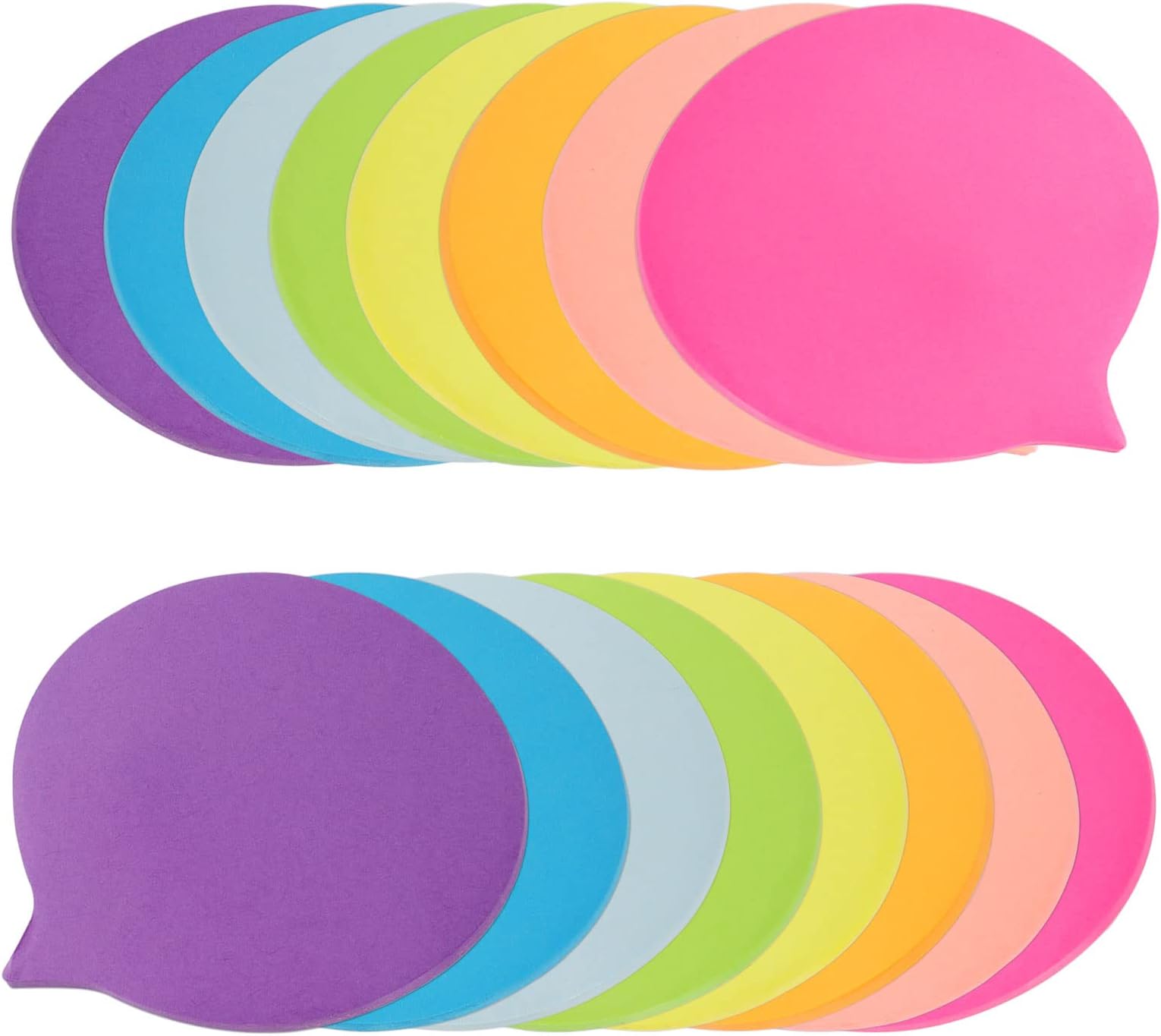 HOINY 480 Sheet Pastel Colored Small Sticky Notes - 8 Colors, Speech ...