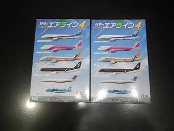 Amazon.co.jp: エフトイズ 日本のエアライン4 全8機種 ANA Peach JetStar StarFlyer IBEX 天草 ...