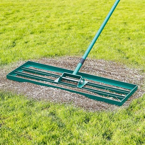 Walensee Lawn Leveling Rake, 6.5FT 17"x10" Levelawn Tool, Heavy Duty ...