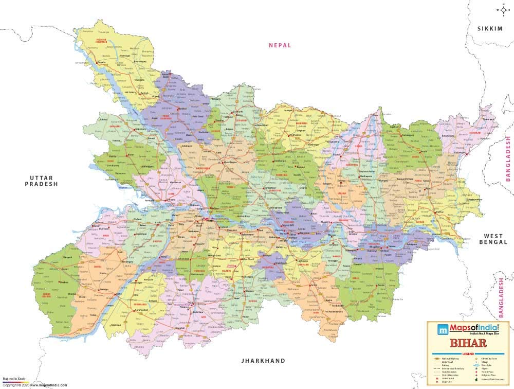 Bihar Map