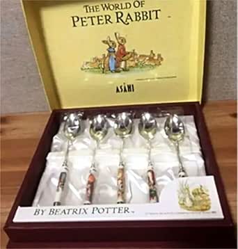 Amazon.co.jp: 29 Retro Peter Rabbit Spoon Set Cutlery, Set of 5? : Toys ...