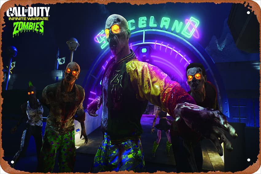 Amazon.com : COD Infinite Warfare Zombies In Spaceland Game Poster ...