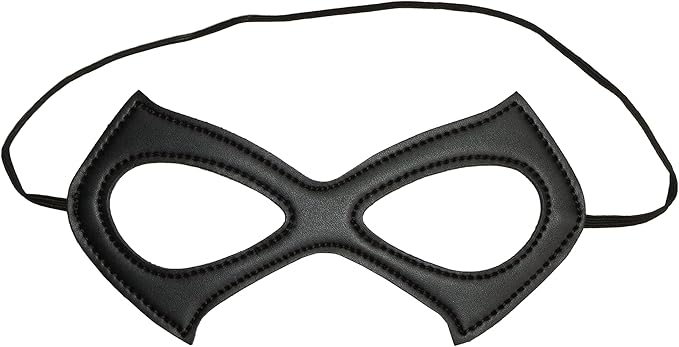 Amazon.com: Black Leather Half Cat Eye Mask Masquerade Cosplay ...