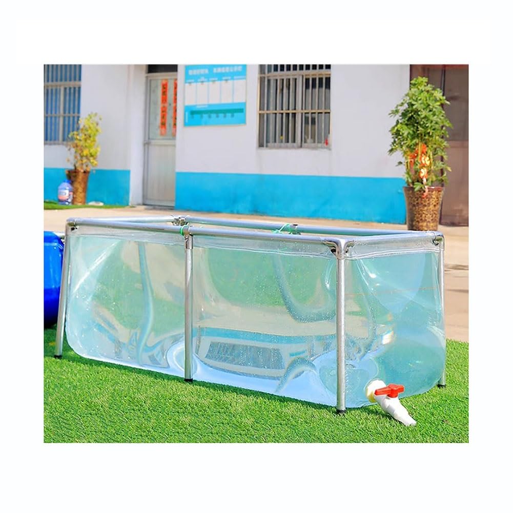 Amazon.com : Pool Above Ground, Transparent Canvas Pool, 1.3mm Thick ...