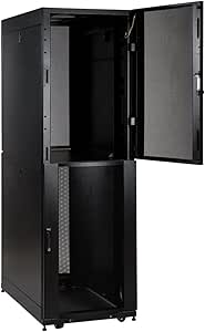 Amazon.com: Eaton Tripp Lite 42U Co-Location Standard Depth Rack Enclosure Cabinet, 3000-lb ...