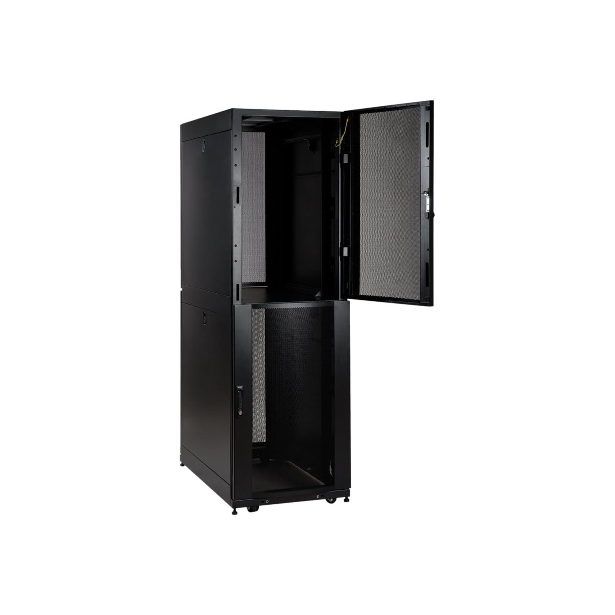 Amazon.com: Eaton Tripp Lite 42U Co-Location Standard Depth Rack Enclosure Cabinet, 3000-lb ...