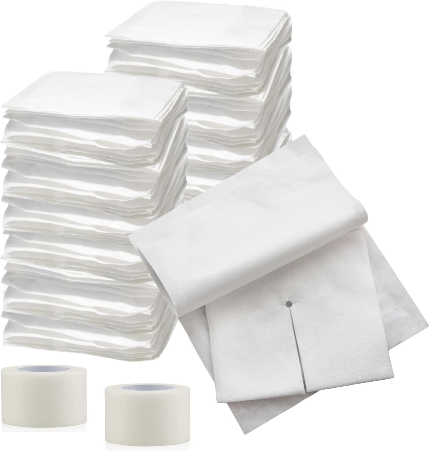 Split Drain Sponge Gauze 2x2 Sterile 6-Ply Pads [Pack of 140] Absorbent ...