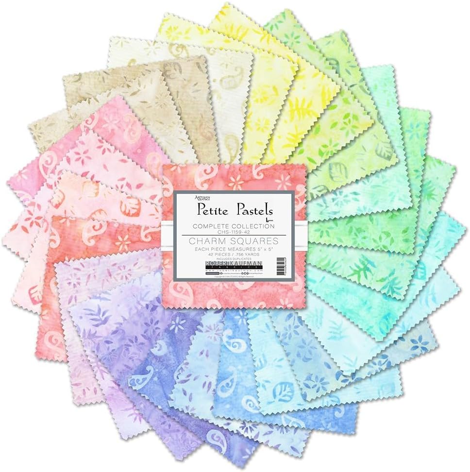 Amazon.com: Lunn Studios Artisan Batiks Petite Pastels 42 5-inch ...