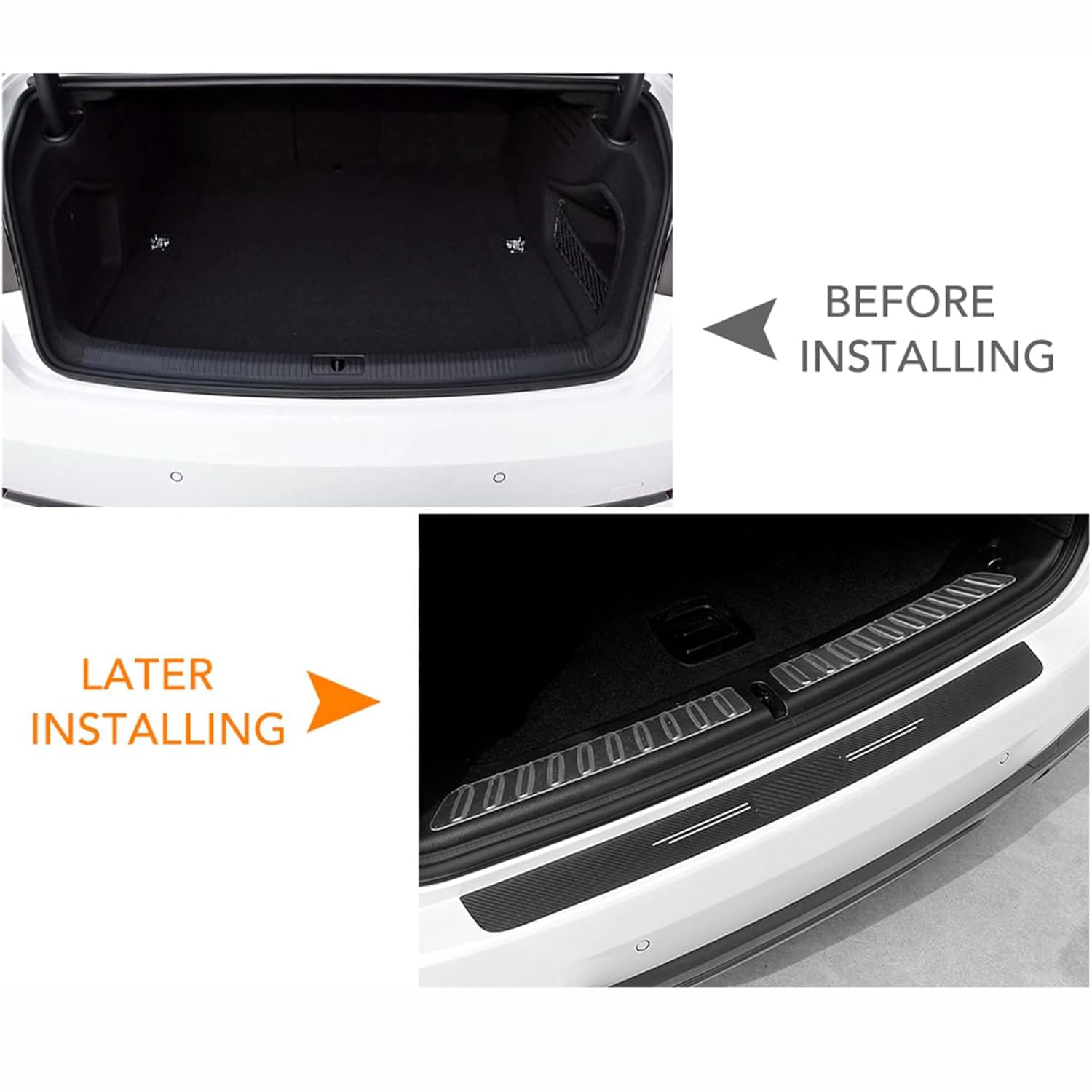 2023-2025 Niro Bumper Scratch Protector Rear Bumper Guard Protector For ...