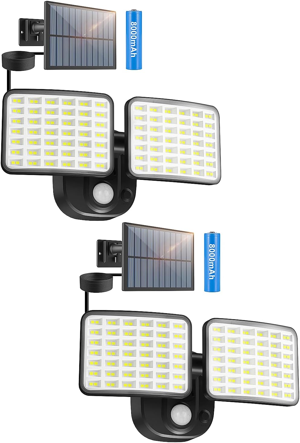 Rechargeable Battery Powered Motion Sensor Outdoor Lights 3 Months ...