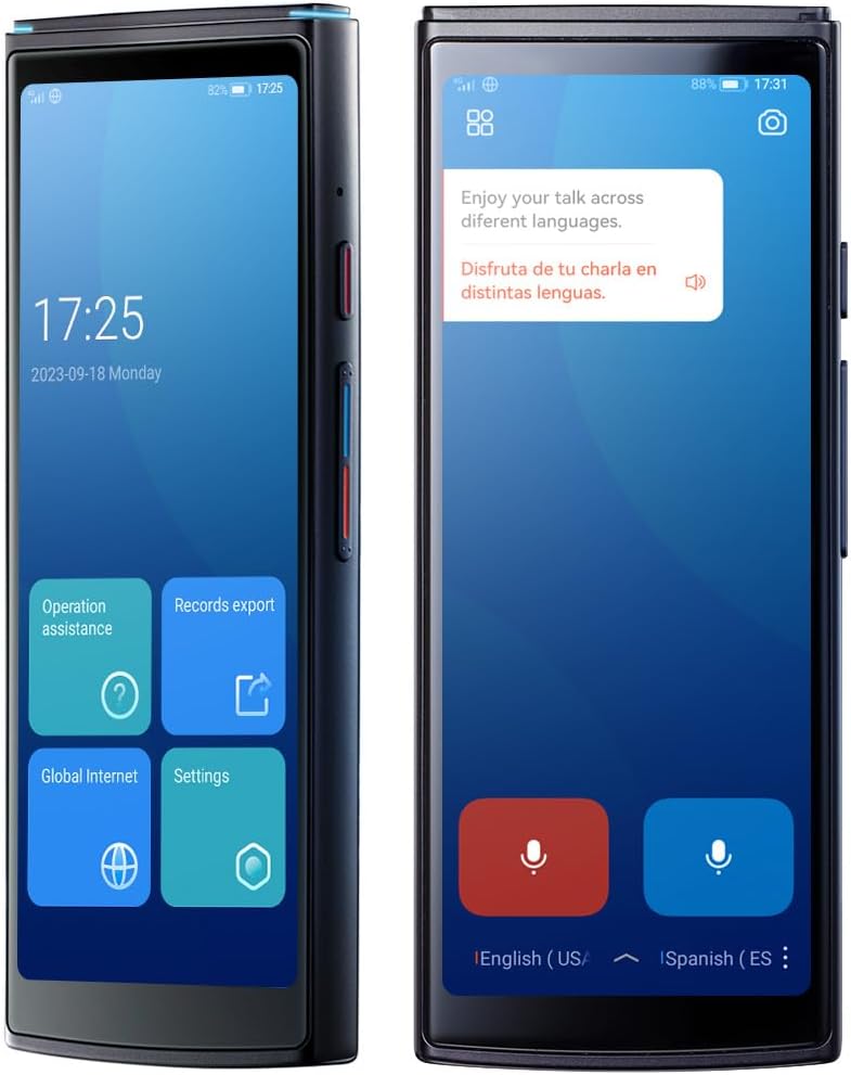 Amazon.com : Jarvisen Language Translator Device, Two-Way Instant Voice ...