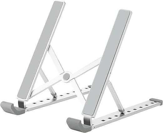 Amazon.com: SuperMarons Laptop Stand for Desk,Foldable Aluminum ...