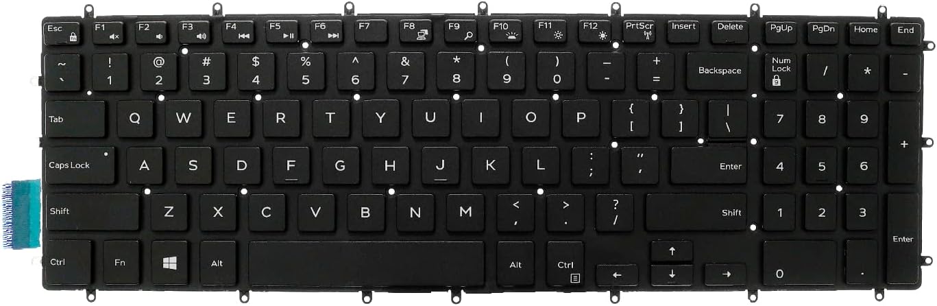 Amazon.com: Replacement Keyboard for Dell G5 5500 5587 5590, G5 SE 5505 ...