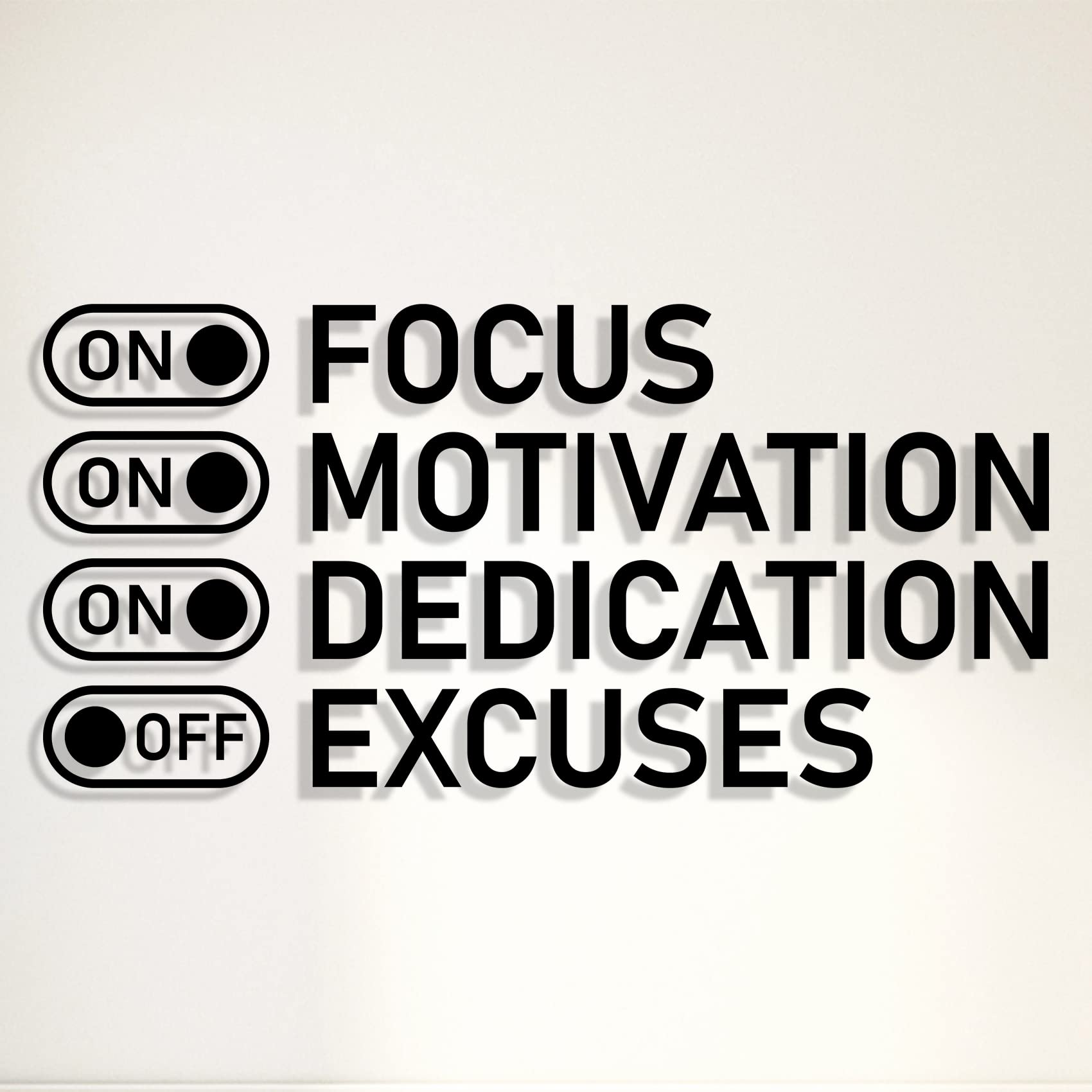 Amazon.com: Motivational Wall Decals for Office, Wall Words and Quotes ...