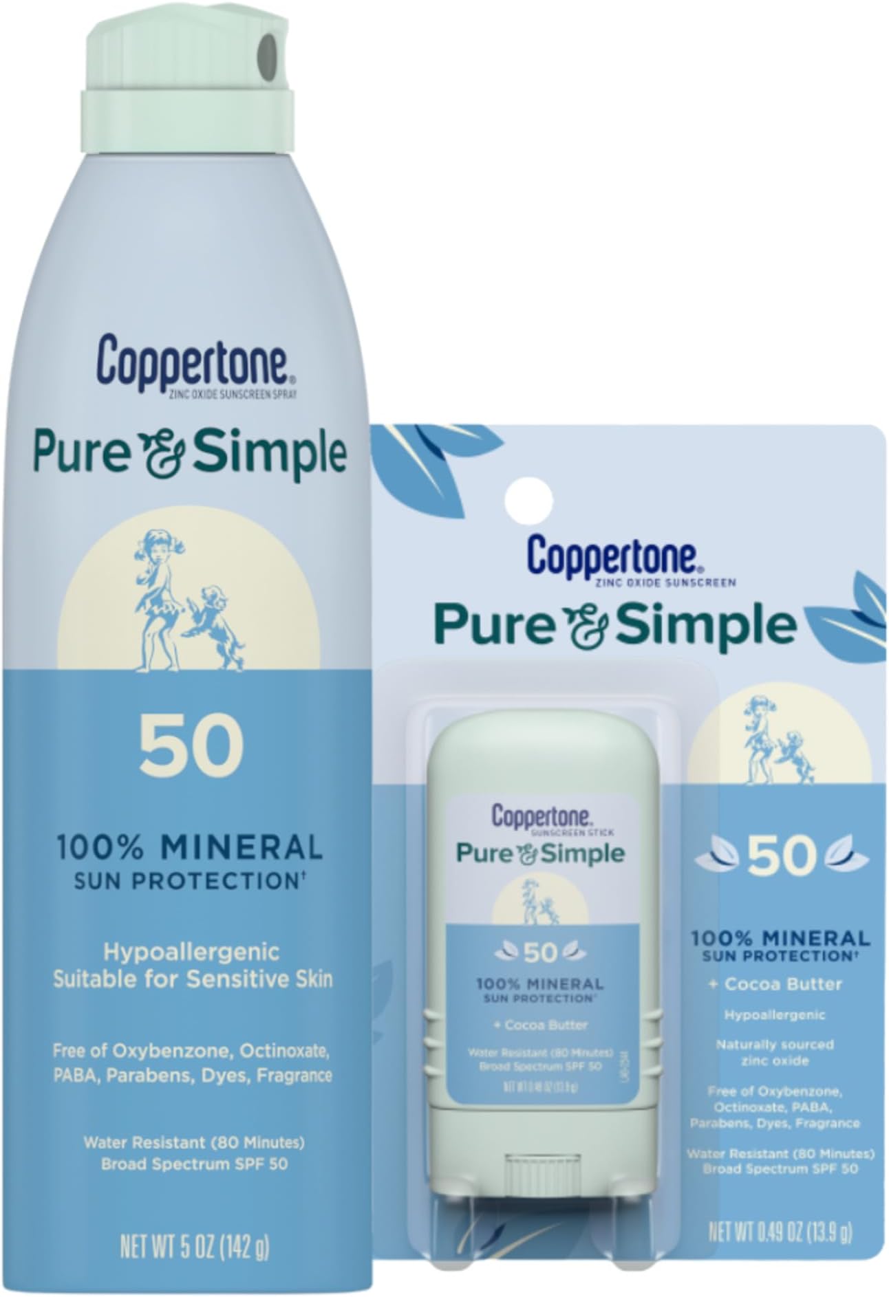 Amazon.com: Coppertone Pure and Simple Kids Exclusive Disney Moana ...