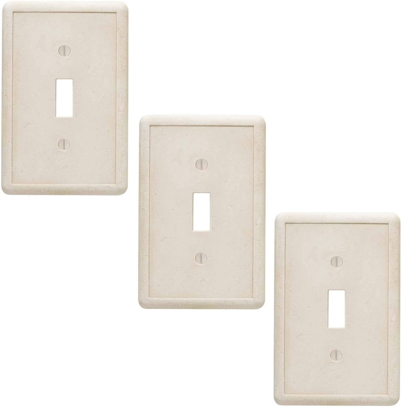 Questech Light Switch Covers, Single Toggle Wall Plates for Electrical ...